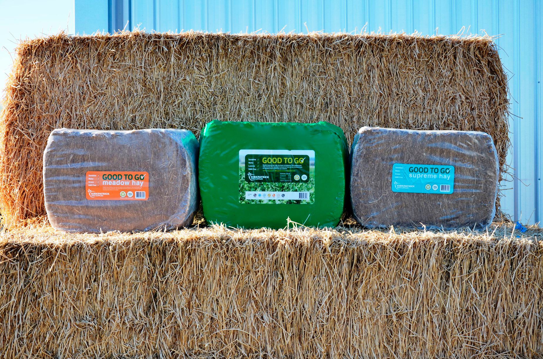 Hay - Compressed Bales - Wrapped - Living Rural