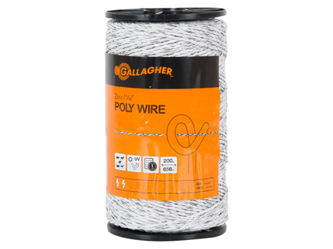 Gallagher Poly Wire 200mtrs - Living Rural