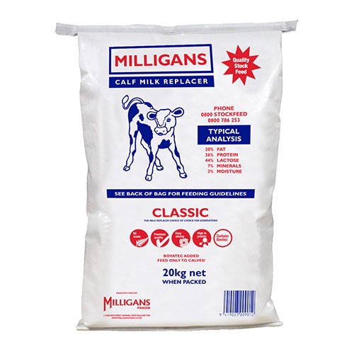 Milligans Classic Calf Milk Replacer 20kg - Living Rural